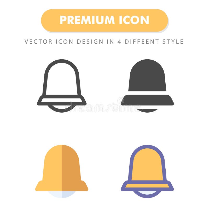 Bell Icon Pack Isolated on White Background. for Your Web Site Design ...