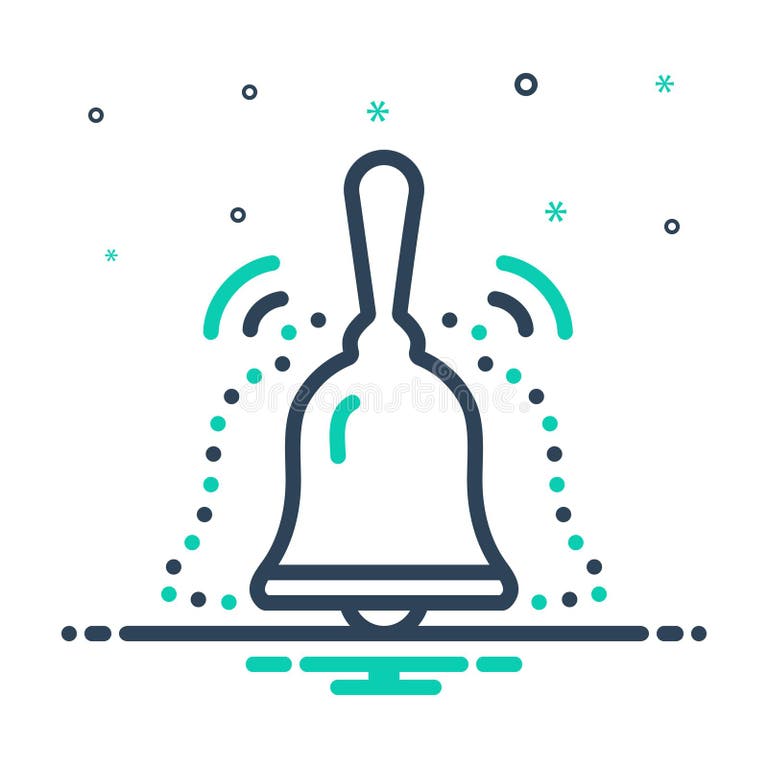 Mix Icon for Bell, Ringer and Sound Stock Vector - Illustration of ...