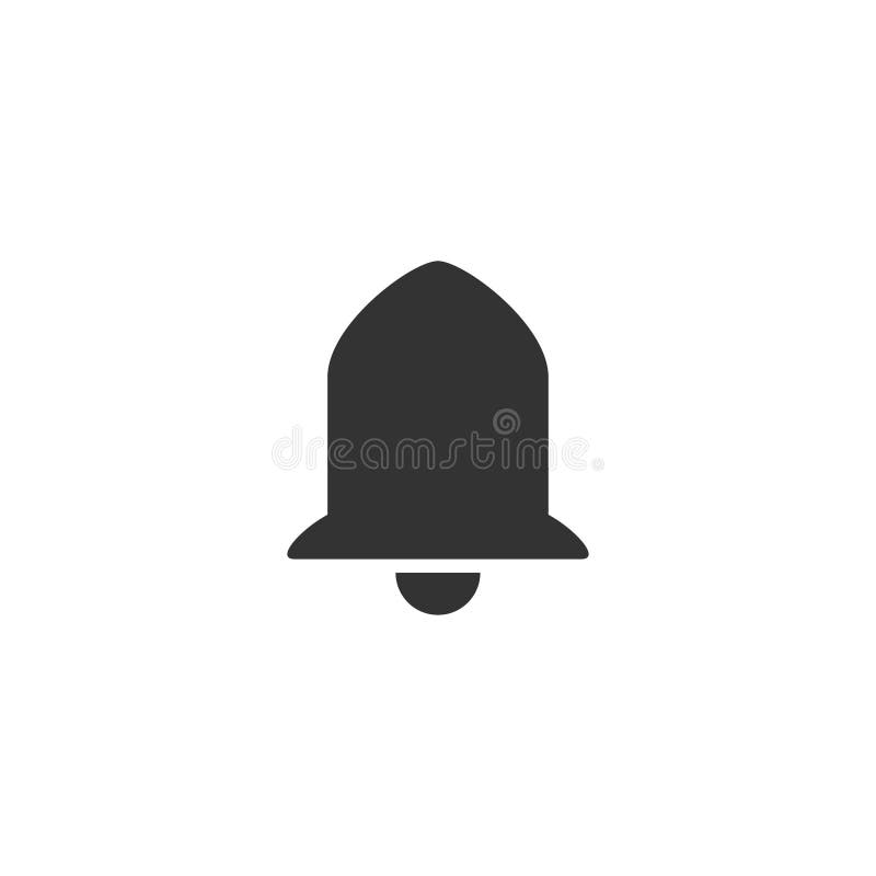 Bell Icon in Simple Design. Vector Illustartion Stock Vector ...
