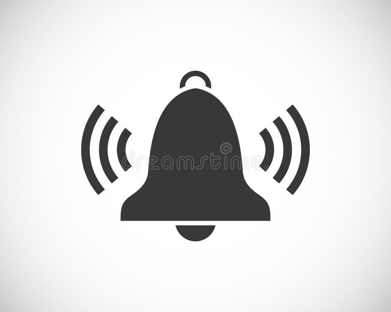 Bell icon symbol stock vector. Illustration of alert - 200537415