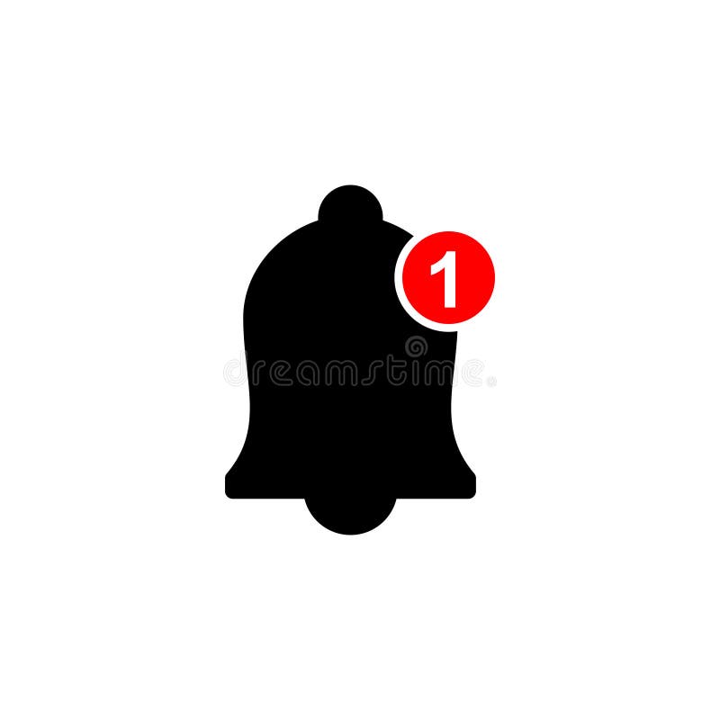 Bell Icon Vector. Notification Symbol for Your Web Site Design Stock ...