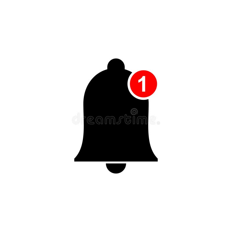 Bell Icon . Notification Icon for Your Web Site Design Stock Vector - Illustration of signal ...