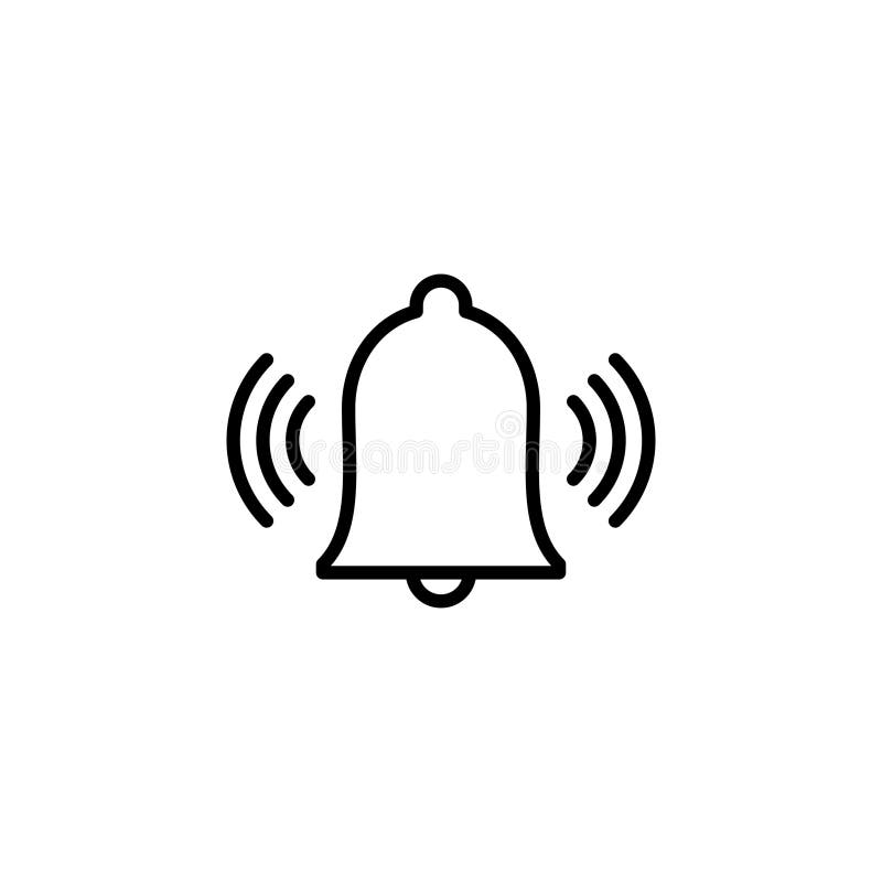 Bell Icon Vector in Trendy Flat Style . Notification Symbol Web Site ...