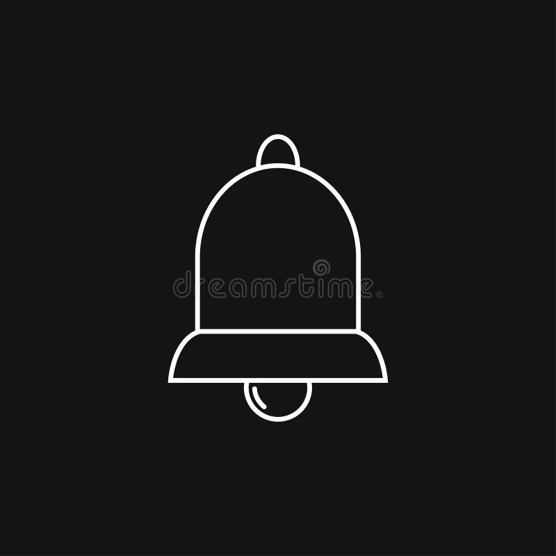 Bell Icon Vector in Trendy Flat Style Isolated on Background Stock ...