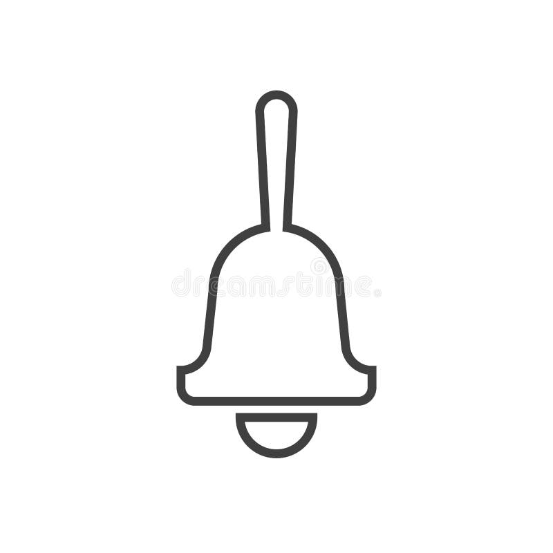 Bell Icon on White Background. EPS10 Vector Stock Vector - Illustration ...