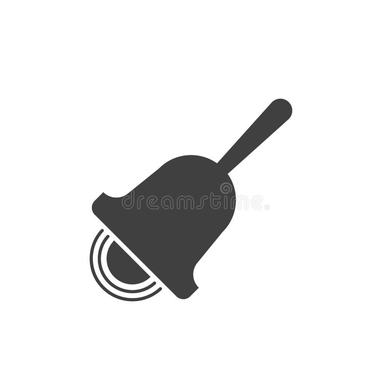 Bell Icon on White Background. EPS10 Vector Stock Vector - Illustration ...