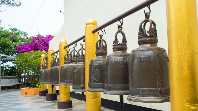 The bell stock image. Image of temple, architecture, bells - 93234889