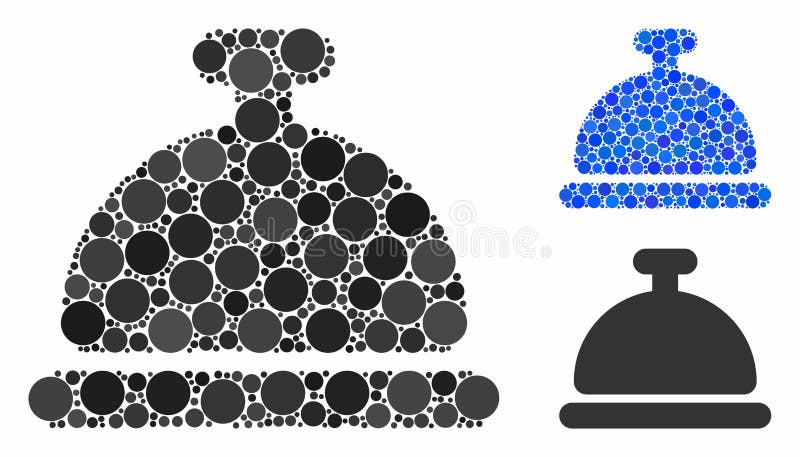 Bell Composition Icon of Spheric Items Stock Vector - Illustration of ...