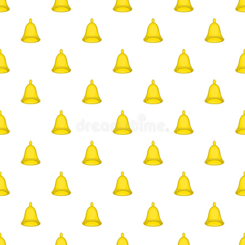Bell Pattern, Cartoon Style Stock Vector - Illustration of attention ...