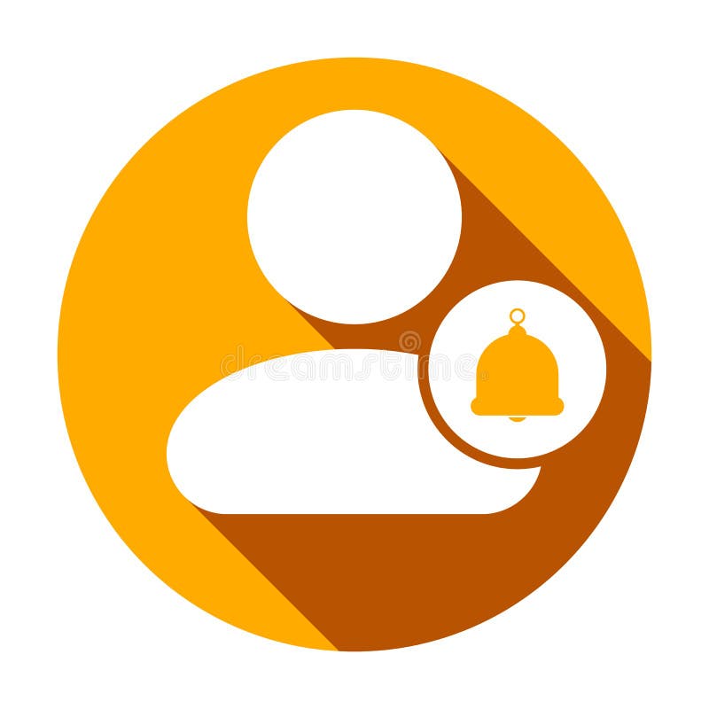 Bell People Reminder User Icon Stock Vector - Illustration of ...
