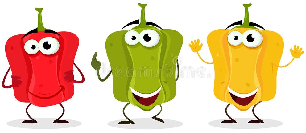 Cartoon Bell Pepper Character Stock Illustrations – 2,688 Cartoon Bell ...