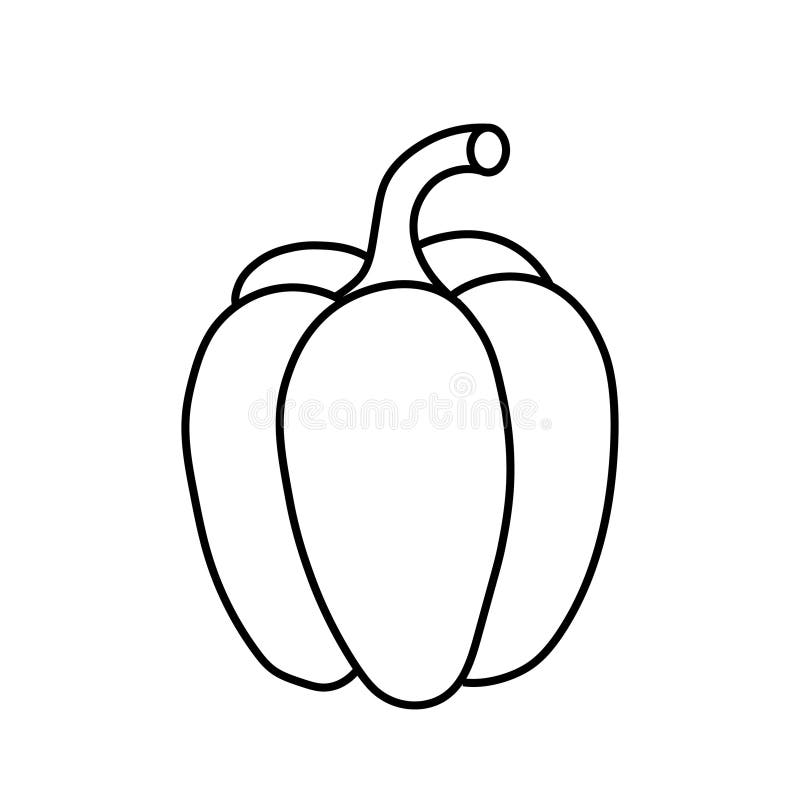 Pepper Outline Stock Illustrations – 27,813 Pepper Outline Stock ...