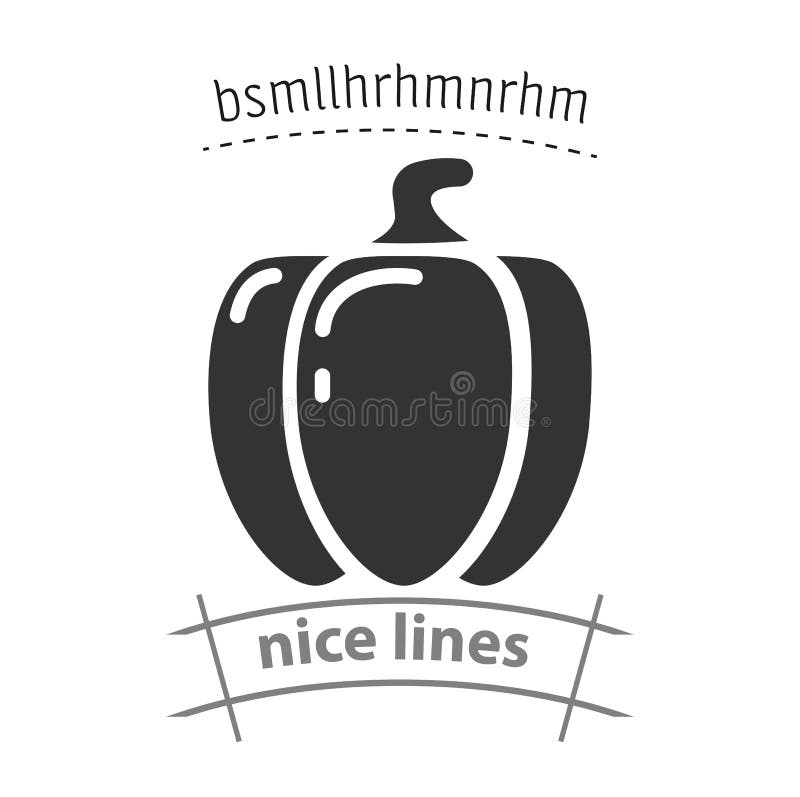 Bell Pepper Simple Icon. Bell Pepper Icon Stock Vector - Illustration ...