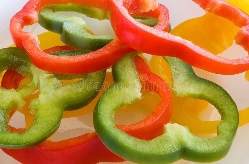 Bell Pepper Slices stock image. Image of bell, meal, peppers - 606153