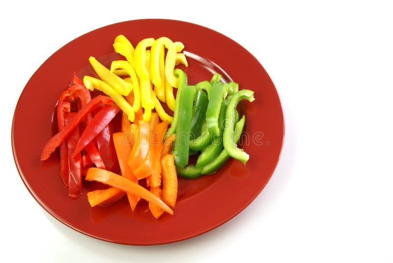 Bell Pepper Strips stock image. Image of bell, nutrition - 8399735