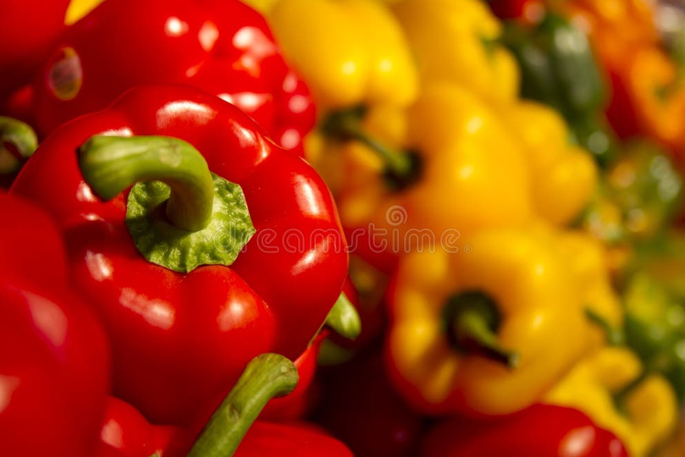 Bell peppers stock image. Image of natural, compliment - 17608397