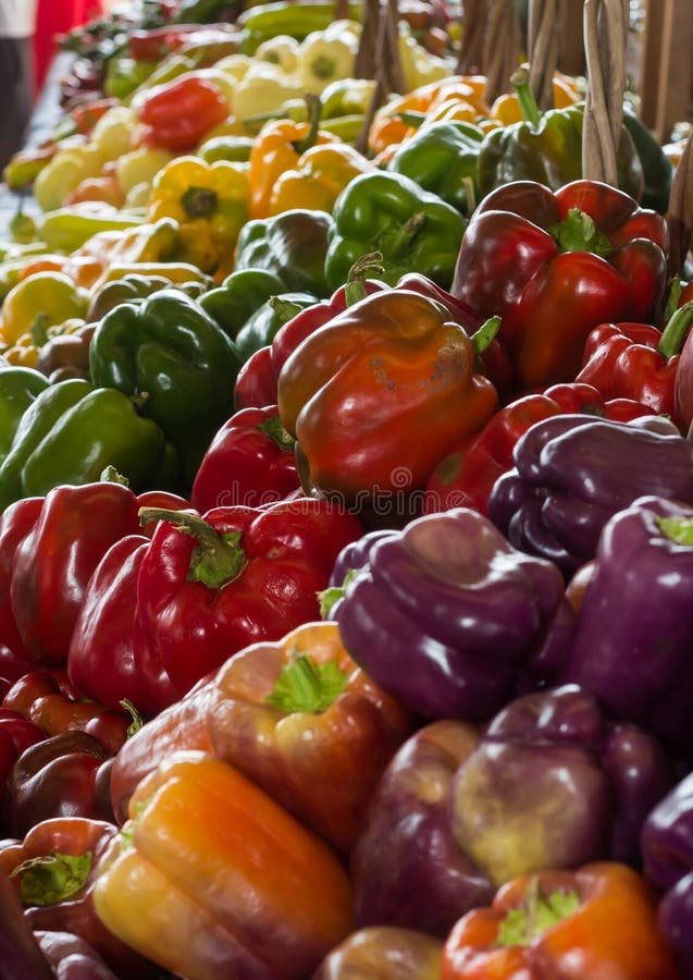 Bell Peppers stock image. Image of produce, summer, crop - 58002955