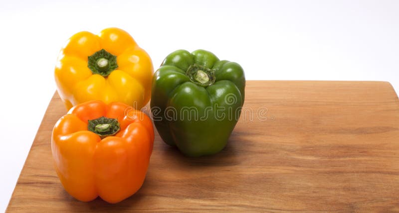 Bell peppers stock photo. Image of four, healthy, capsicum - 91199832