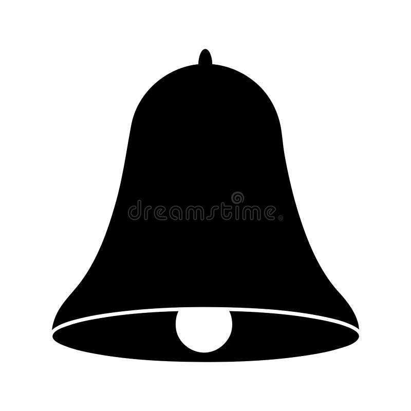 Bell pictogram icon image stock vector. Illustration of morning - 79542409