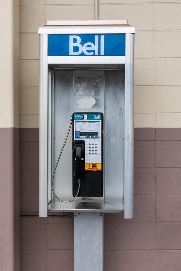 Bell Public Phone Booth in Ottawa, Canada Editorial Image - Image of ...
