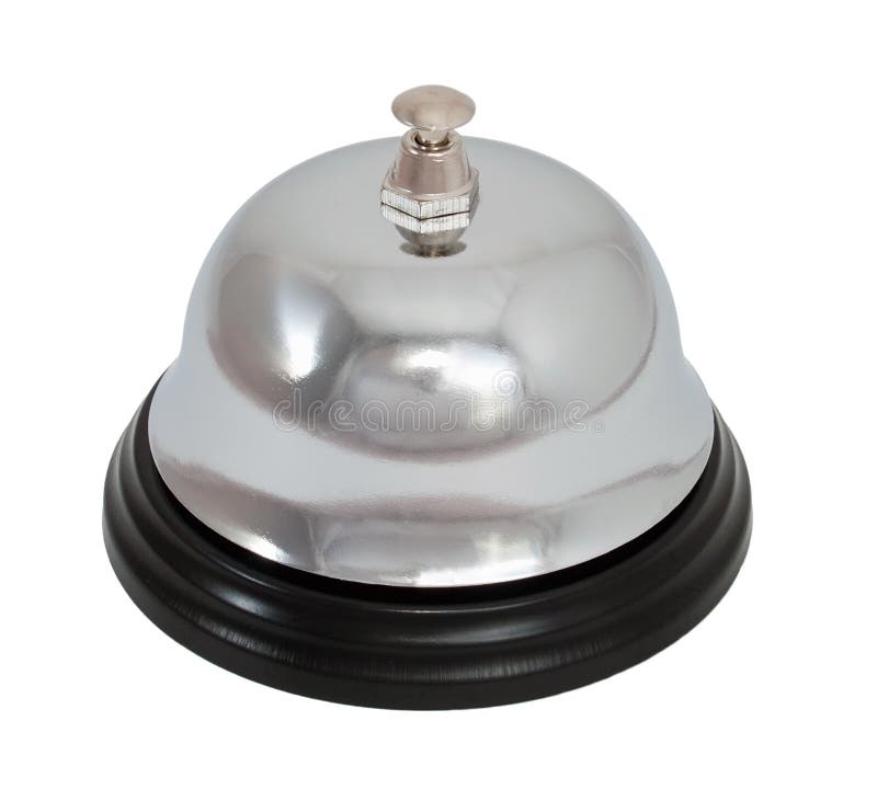Bell ring stock image. Image of isolated, counter, metallic - 22497493