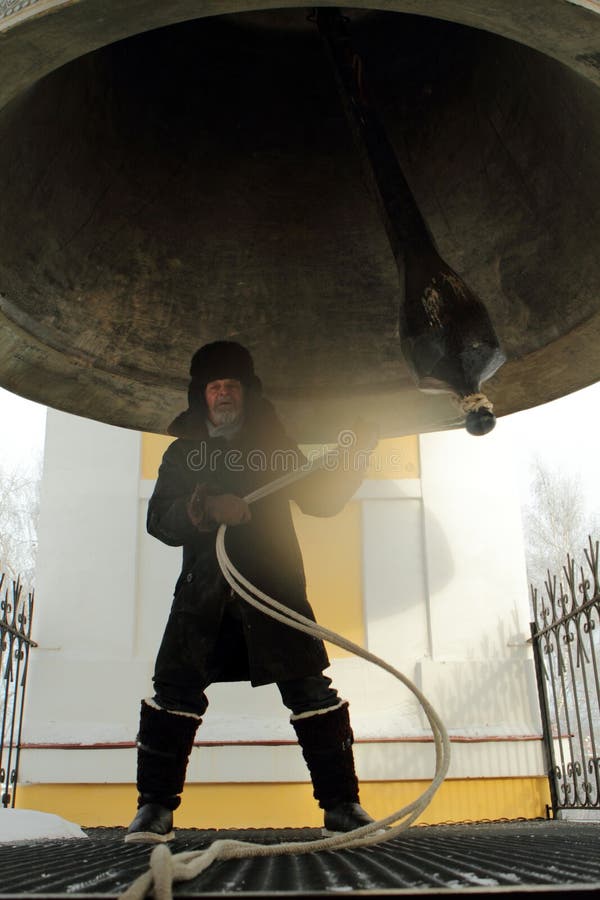 Bell-ringer editorial stock photo. Image of devotion - 12628808