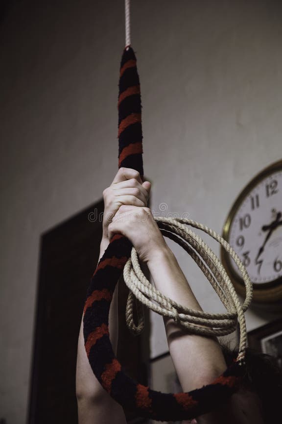 Bell Ringing, Pulling on the Bell Rope Stock Image - Image of pull ...
