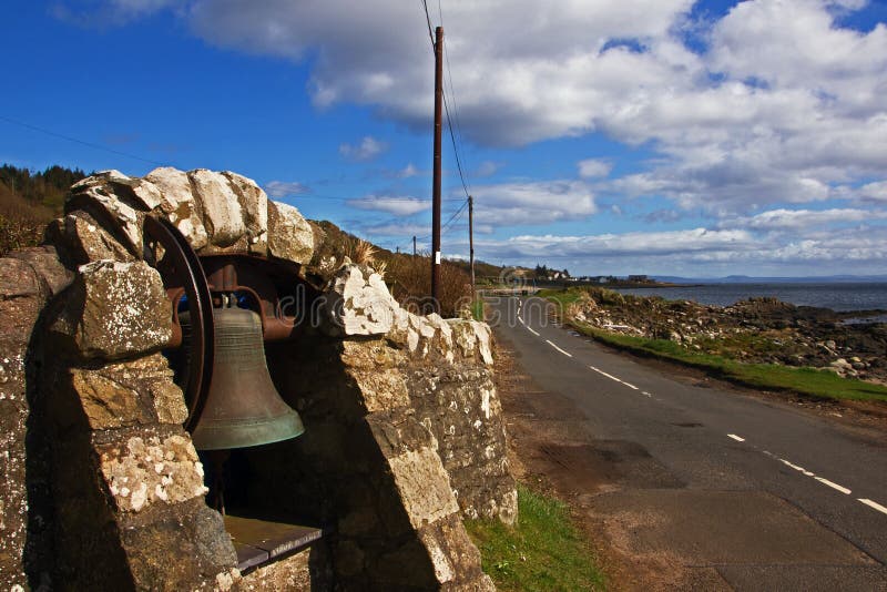 Bell & road stock photo. Image of bell, roadside - 40737124