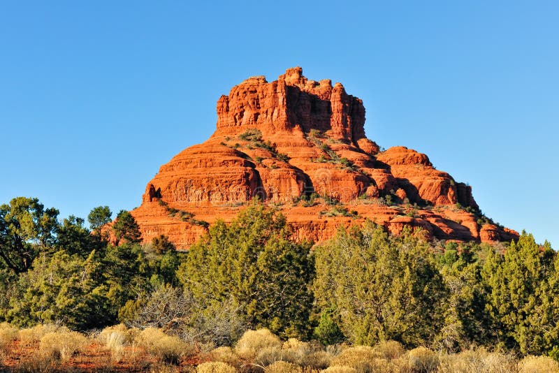 Bell Rock scenic Arizona stock image. Image of mesa, erosion - 8162789