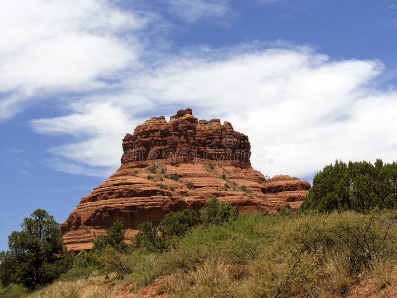Bell Rock in Sedona, AZ stock image. Image of rough, formation - 3227313