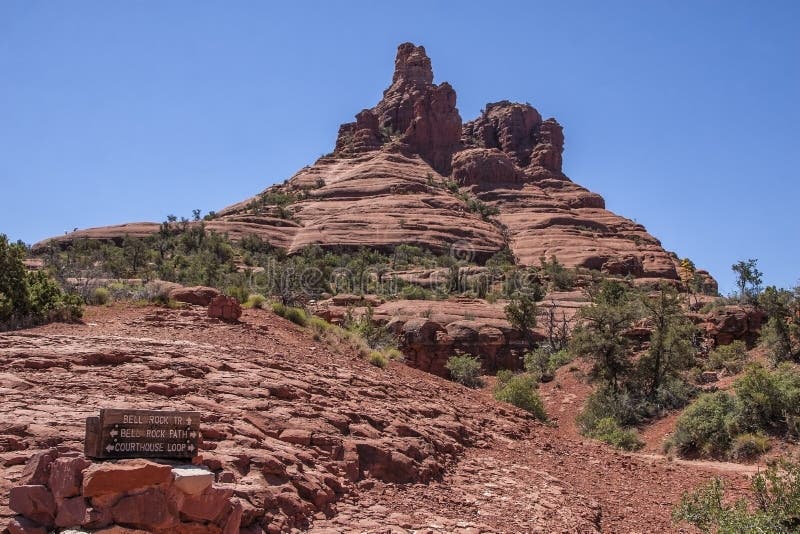 Bell Rock in Sedona, AZ, USA Stock Photo - Image of spiritual, holy ...