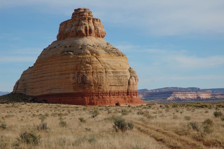 Bell Rock in Utah stock photo. Image of mesa, roadside - 12221478