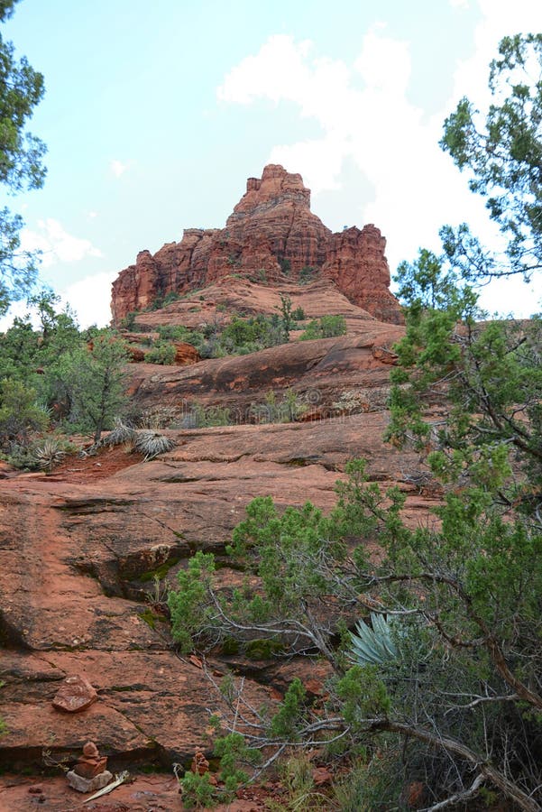 Bell Rock in Sedona, AZ stock image. Image of rough, formation - 3227313