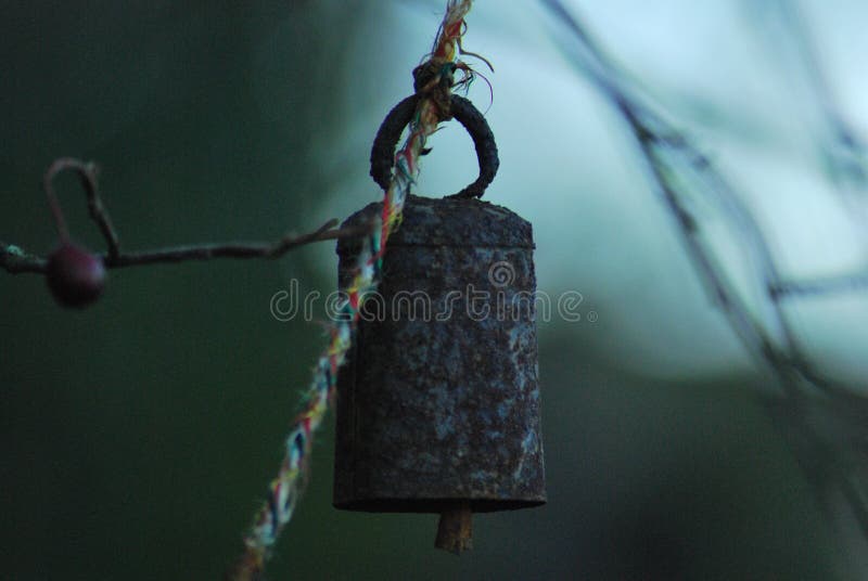 Bell stock photo. Image of rusting, blue, nature, outside - 54310922