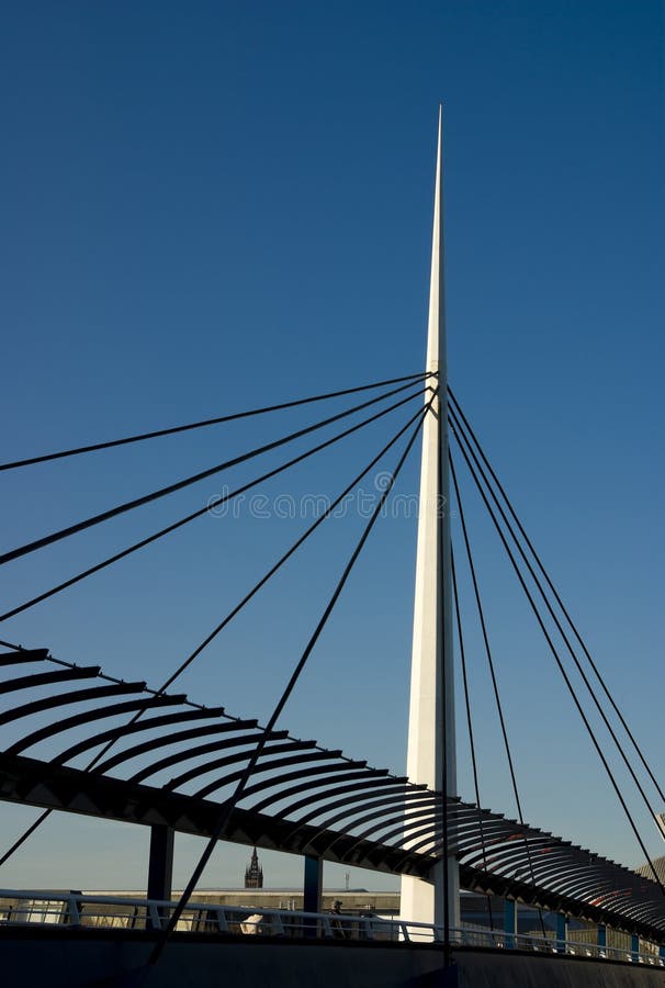Bell s Bridge, Glasgow stock photo. Image of bridge, clyde - 11587348