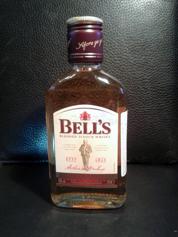 Bell`s Blended Scotch Whisky Bottle Closeup Editorial Stock Image ...