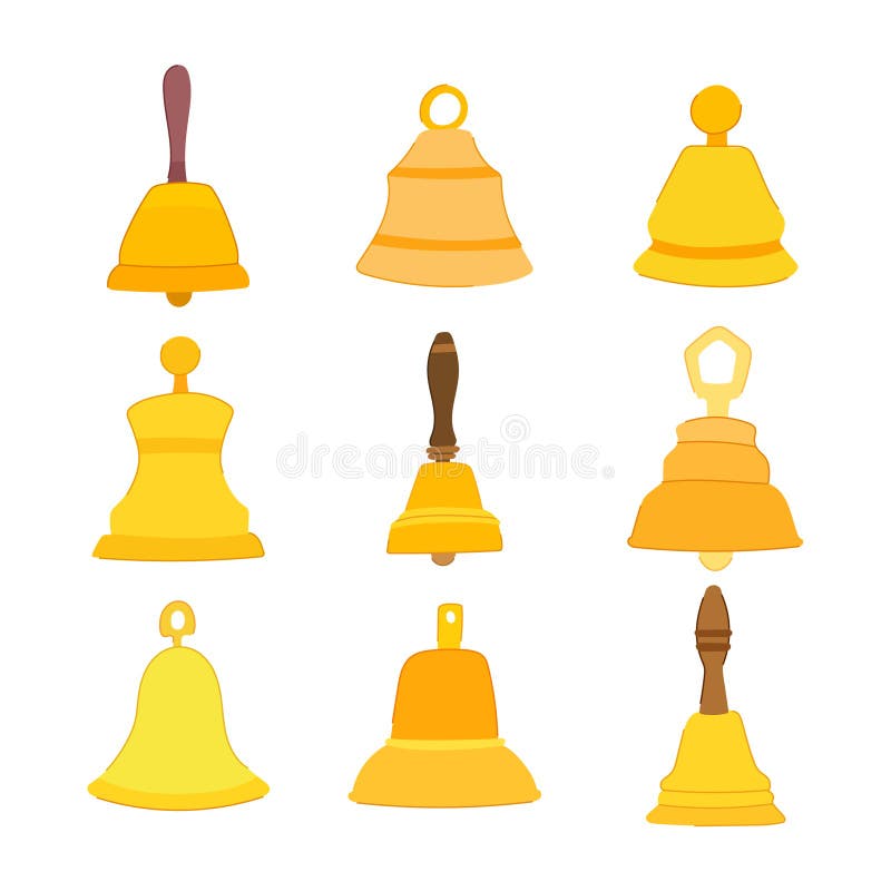 Sound Bell Cartoon Vector Illustration Stock Vector - Illustration of ...