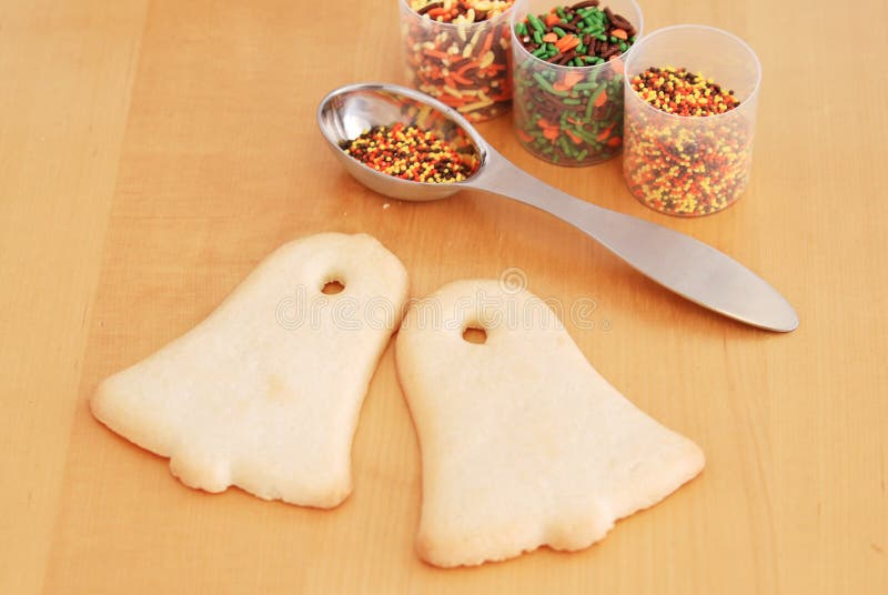 Bell Shaped Cookies stock image. Image of childhood, cook - 22932207