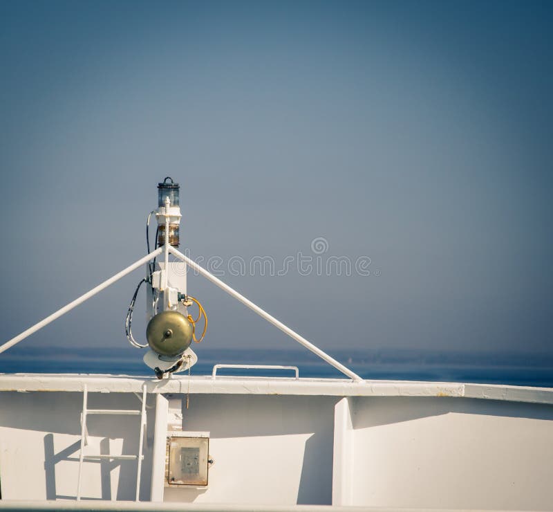 Bell on a ship stock photo. Image of ferry, canada, equipment - 94322370
