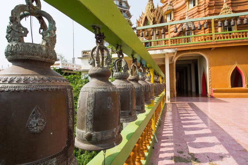 Bell in temple stock image. Image of brass, religion - 72352165