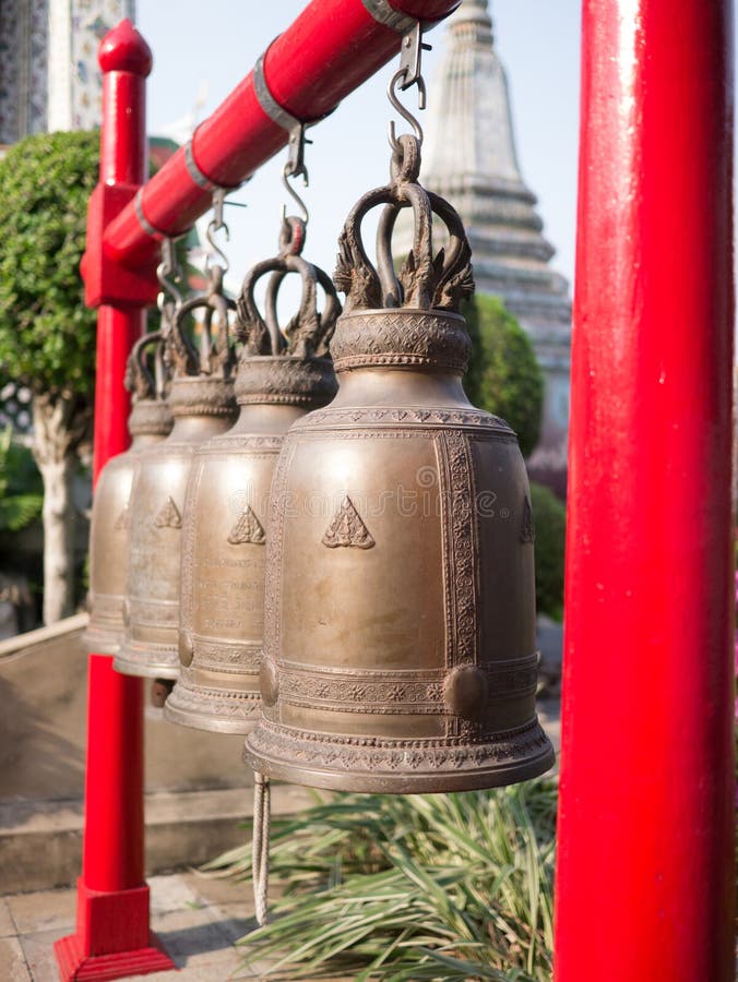 Bell in temple stock image. Image of bell, buddhist, temple - 50451785