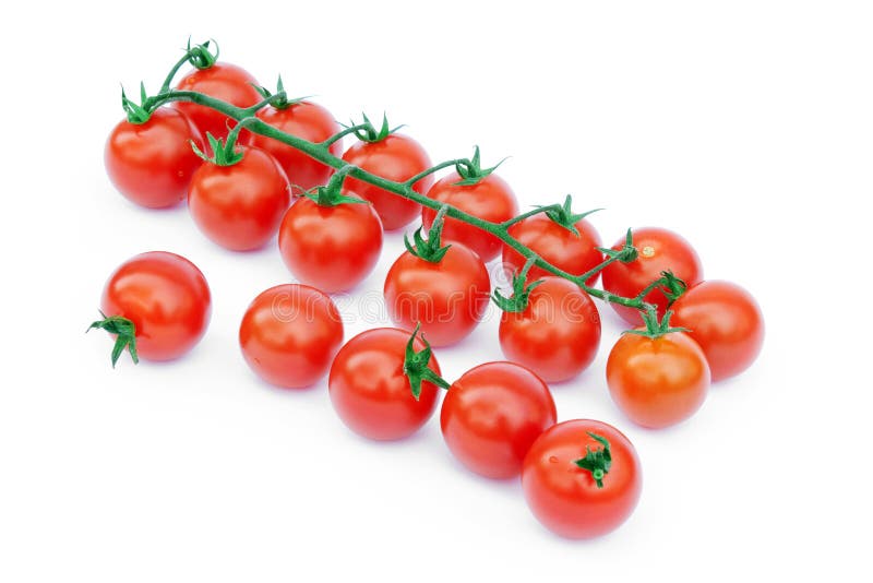 Bell tomatoes on the vine stock image. Image of healthy - 52736233