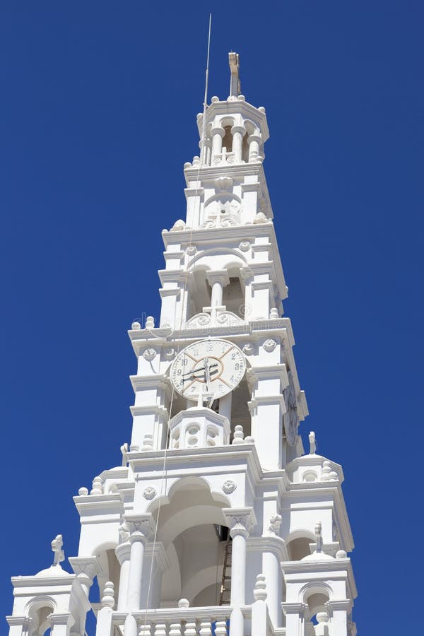 Bell Tower of Our Lady of Pompeii Church Stock Photo - Image of ...