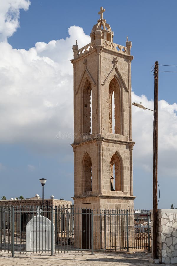 Bell Tower of Ayia Napa Monastery Stock Photo - Image of cyprus, island ...