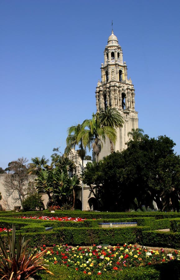 The California Tower In Balboa Park, San Diego Stock Photo - Image of ...