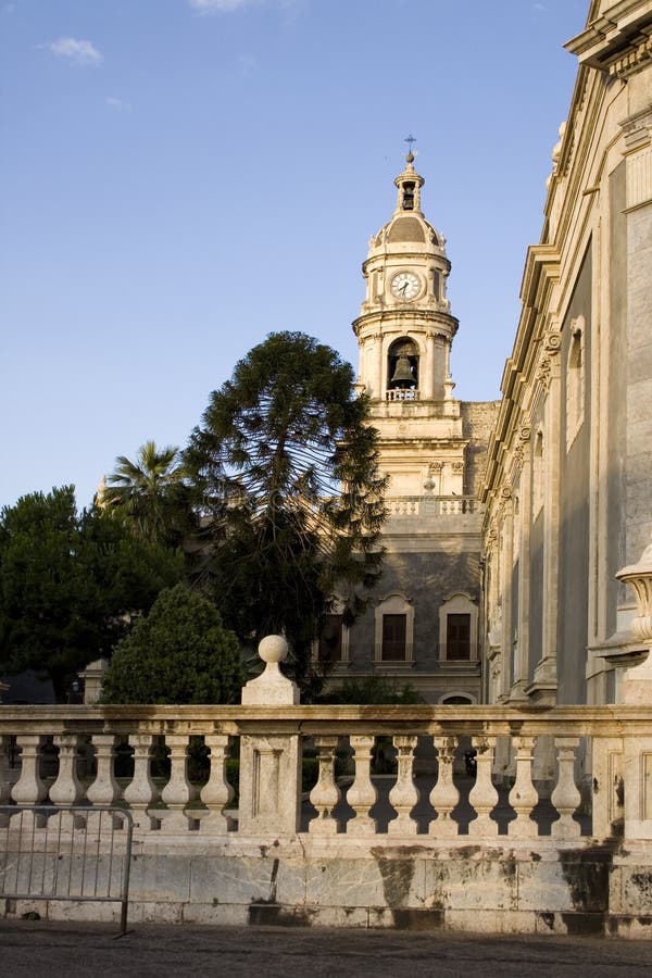 Bell tower and balustrade stock photo. Image of bell - 12121894
