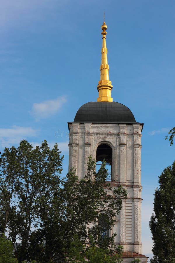 The Bell Tower at the Cathedral. Stock Image - Image of landmark ...