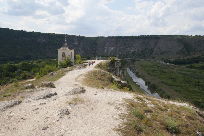 Bell Tower of the Cave Monastery. Stock Photo - Image of male ...