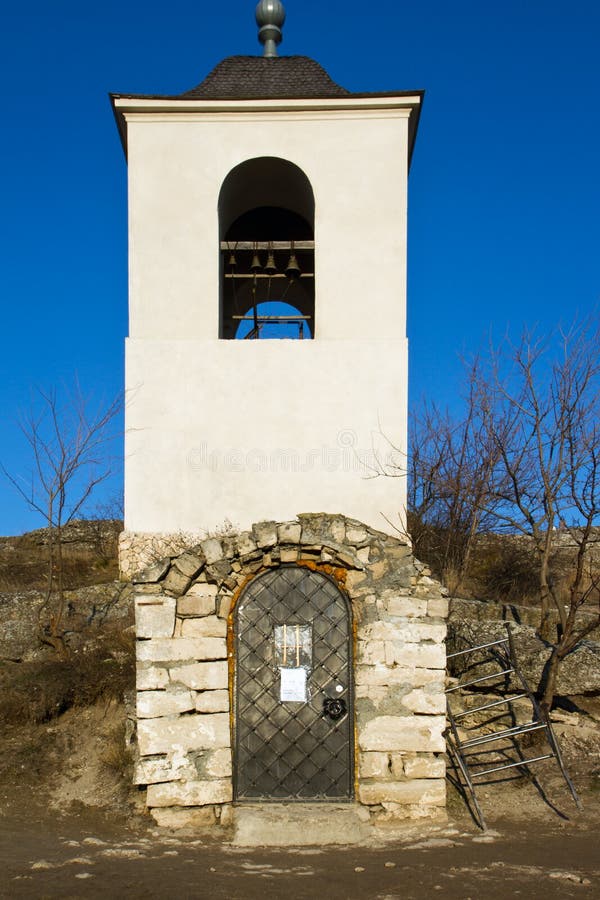 Bell Tower of the Cave Monastery. Stock Photo - Image of moldova, place ...