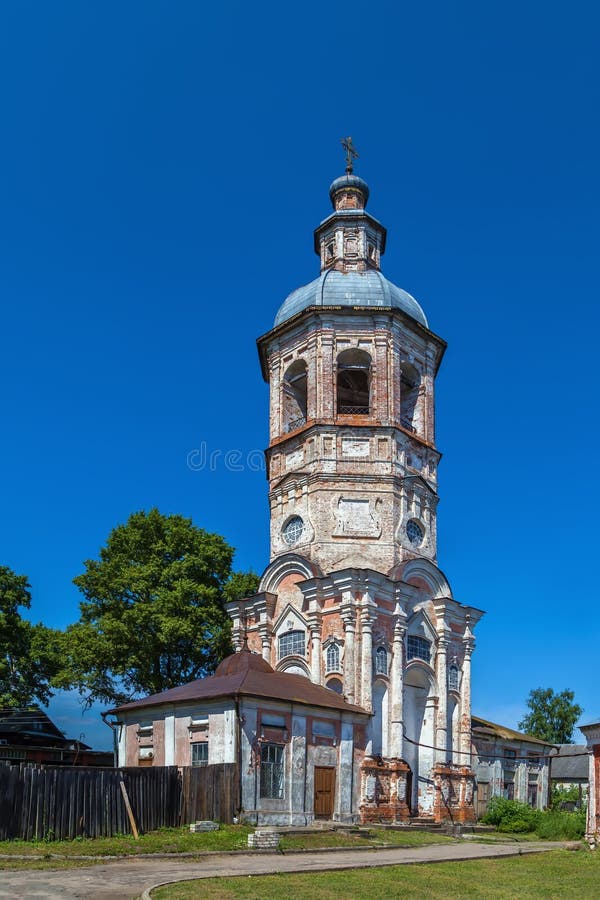 Bell Tower, Ostashkov, Russia Stock Photo - Image of christianity ...